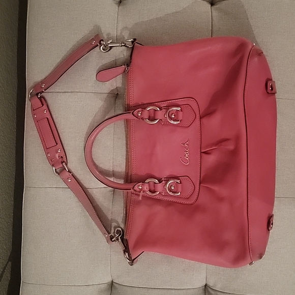 Coach | Bags | Coach Pink Leather Purse | Poshmark